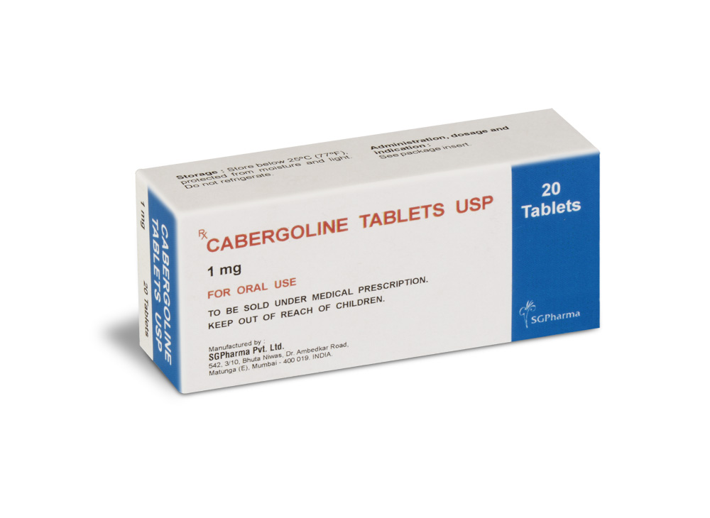 Cabergoline Tablets USP SGPharma cabergoline-tablets-usp-sgpharma